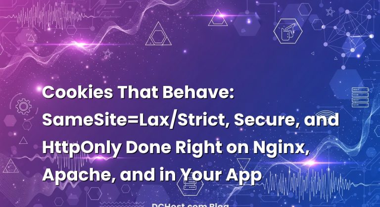 Cookies That Behave: SameSite=Lax/Strict, Secure, And HttpOnly Done Right On Nginx, Apache, And ...
