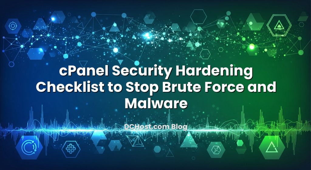 CPanel Security Hardening Checklist To Stop Brute Force And Malware ...