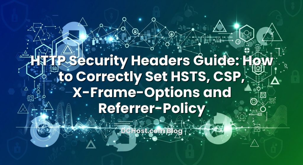 HTTP Security Headers Guide: How To Correctly Set HSTS, CSP, X-Frame-Options And Referrer-Policy ...