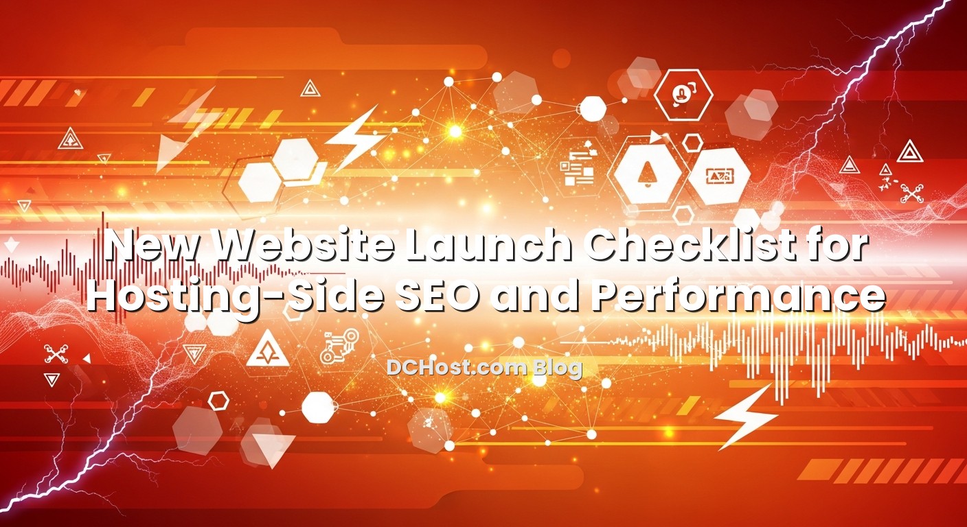 New Website Launch Checklist For Hosting‑Side SEO And Performance ...