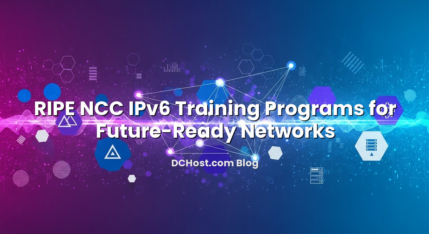 RIPE NCC IPv6 Training Programs For Future‑Ready Networks | DCHost.com Blog